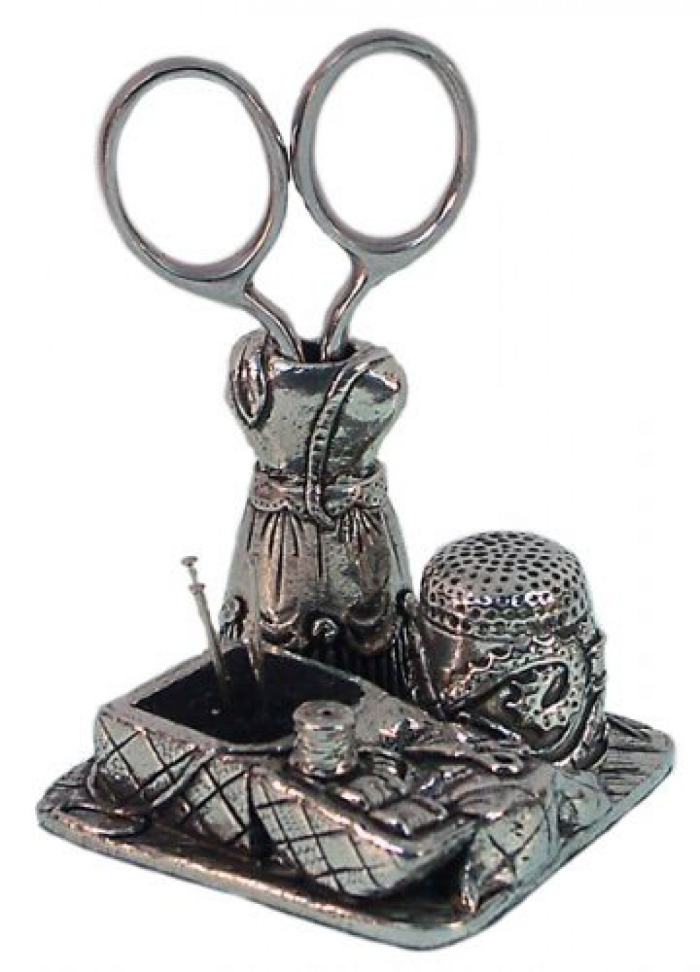 Pewter Sewing Station - Clement White