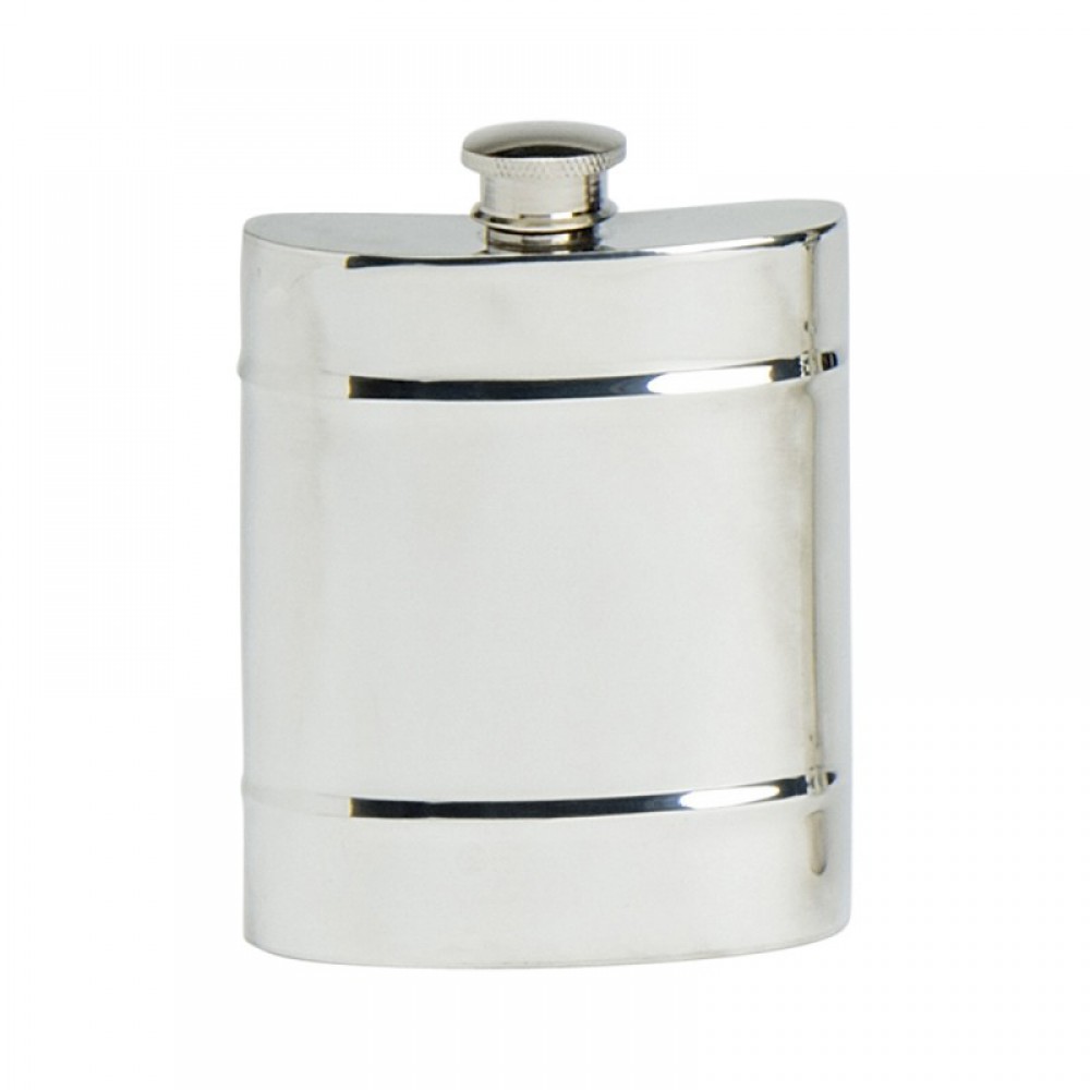 Pewter Hip Flasks - Clement White